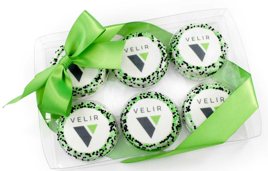 Clear Gift Box of 6 Branded Logo Oreo Cookies $ 21.95