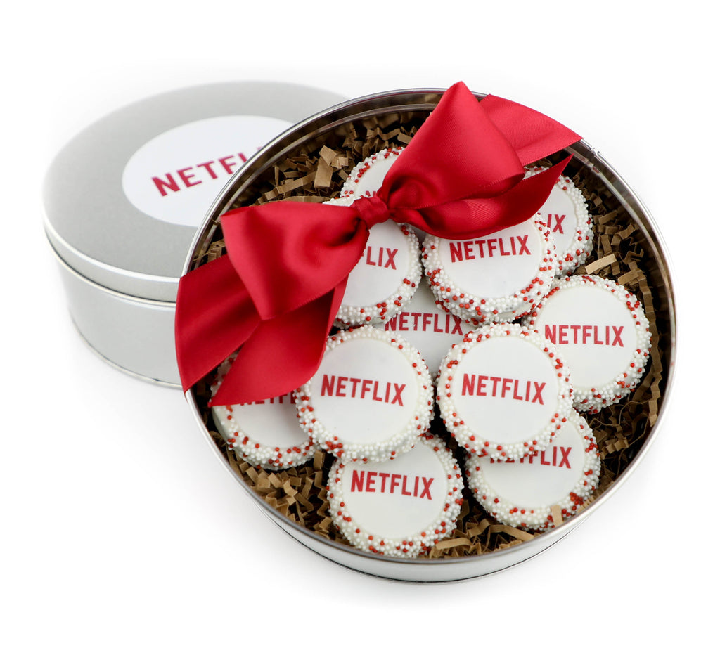 Tin of 16 Branded Logo Oreos